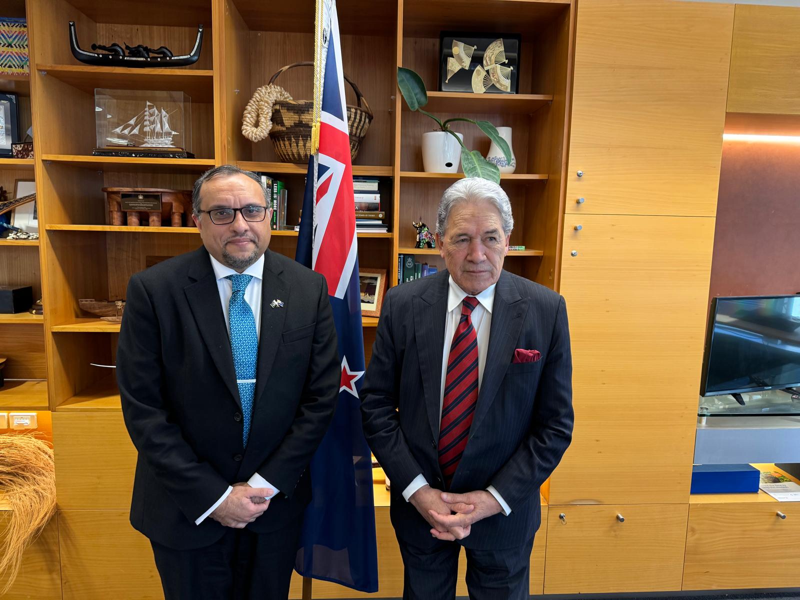A Meeting with Rt Hon Winston Peters, Deputy Prime Minister and Foreign ...