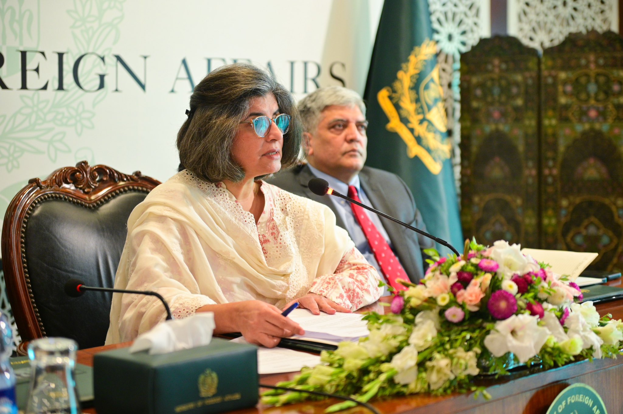 Foreign Secretary, Amna Baloch , briefed the Islamabad-based diplomatic ...